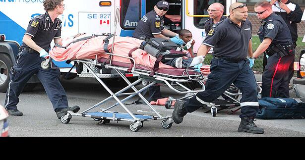 Three teens shot in two incidents tonight