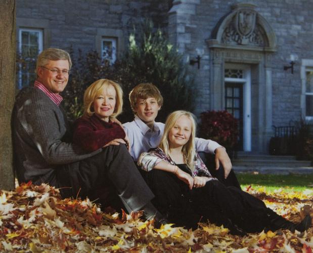 Stephen Harper and his family re-gift their Christmas card