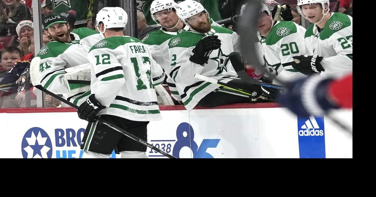 Rodrigues has 4-point night, Panthers hold off Stars 5-4