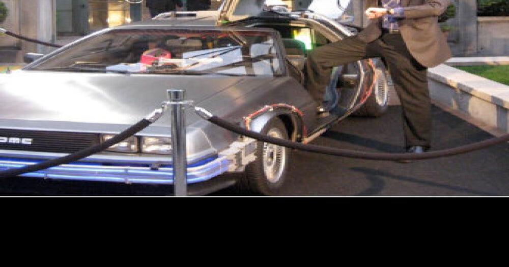 Burlington man converts car into a time machine — just like Back to the ...