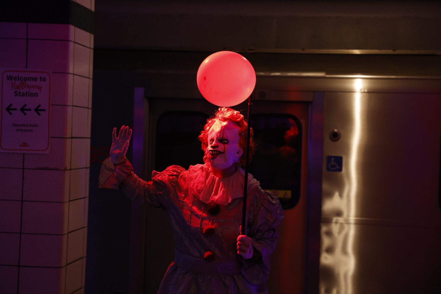 Toronto’s ‘spookiest train’ arrives at Bay Lower Station