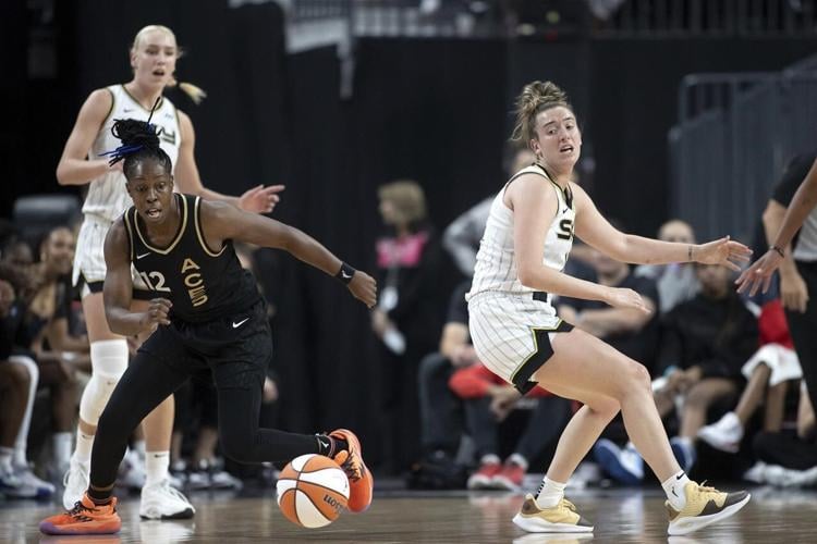 Chelsea Gray, Jackie Young lead Aces past Sky 87-59 to open their WNBA ...