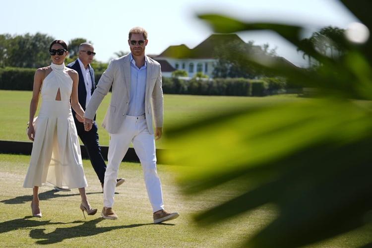Prince Harry scores goal in charity polo match as Meghan, Netflix ...