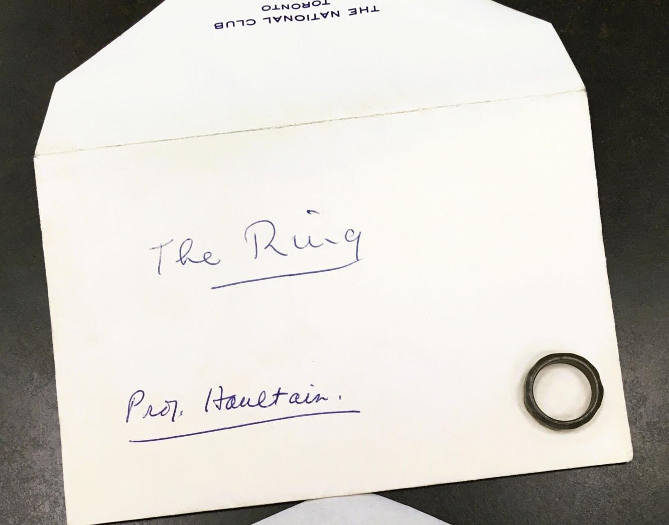 Engineering ring a Canadian tradition forged from tragedy