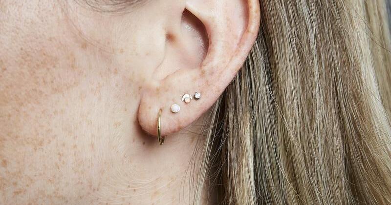 Lobe trotting: Black Line Studio explores constellation trend ear piercings