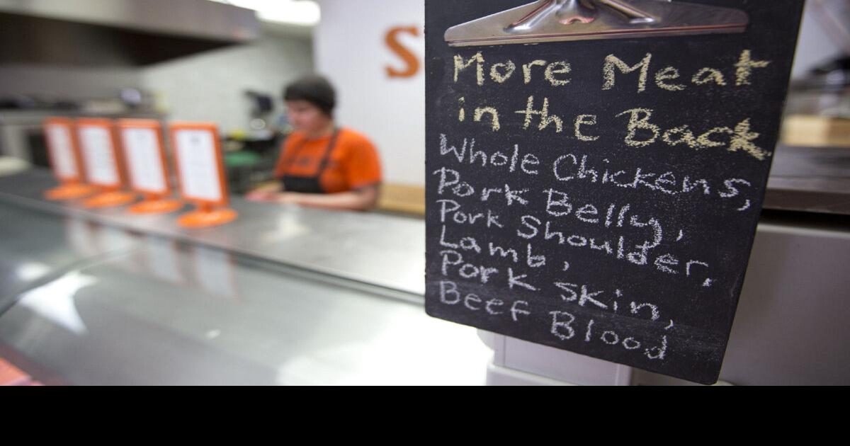Butcher shop brings window spectacle to East Danforth