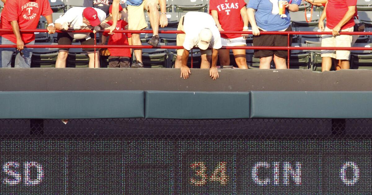 Texas Rangers fan falls to death trying to catch ball tossed by outfielder