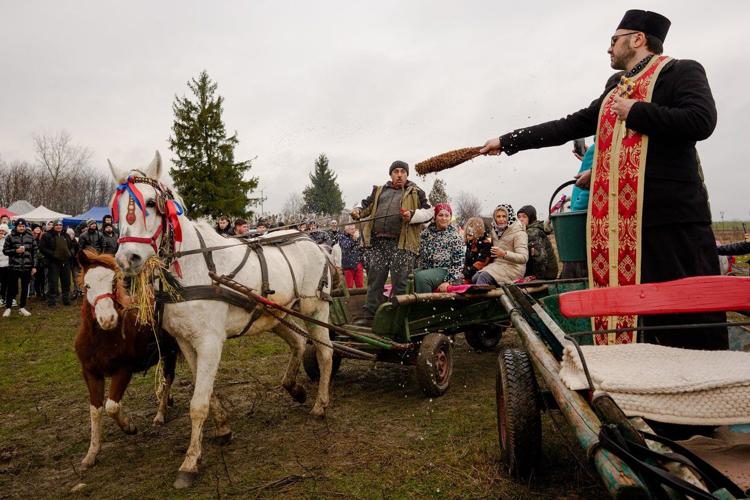 Photos show celebrations of Epiphany, also known as Three Kings Day
