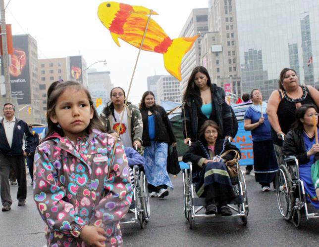 Grassy Narrows protest