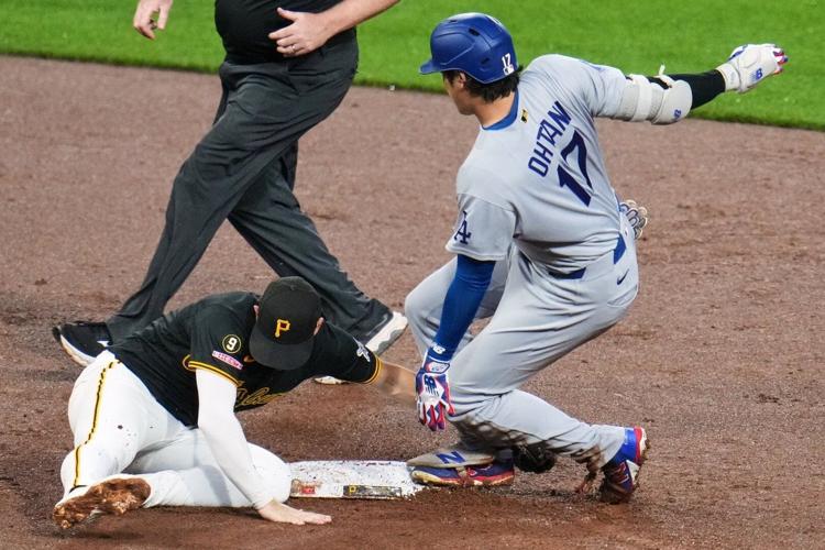 The Los Angeles Dodgers erupt after Paul Skenes exits in a 12-3 romp ...