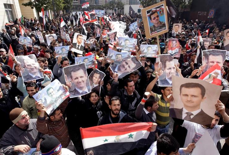 Now Syria's long-ruling Baath party is collapsing, too