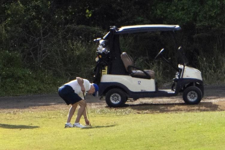 Biden makes 1st public appearances during St. Croix vacation