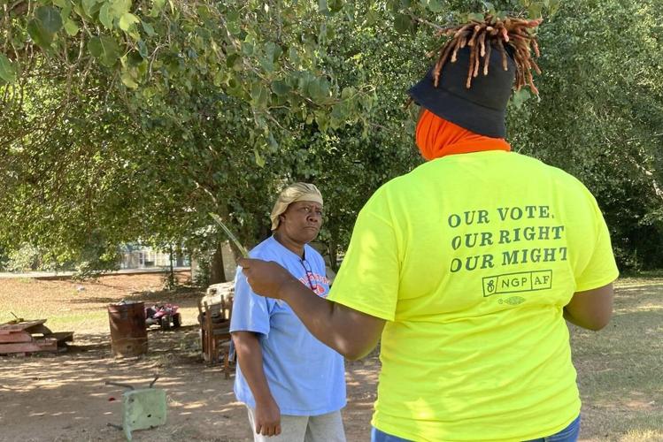 In Georgia, campaigns look to drive turnout with a knock