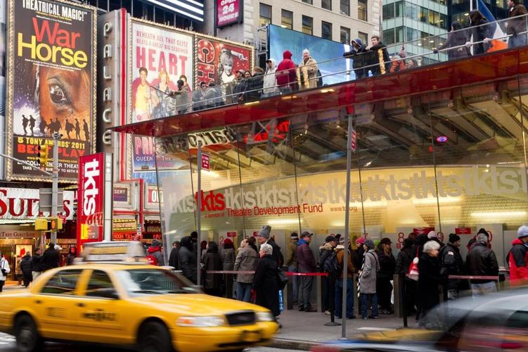 Iconic TKTS booth in Times Square celebrates 50 years of Broadway ...