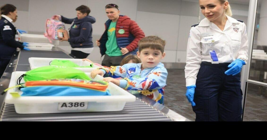 Autistic people tour Pearson airport with families