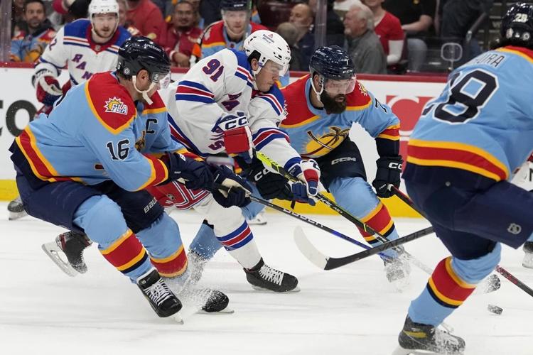 Zibanejad nets 2, Rangers beat Panthers to snap 2-game slide