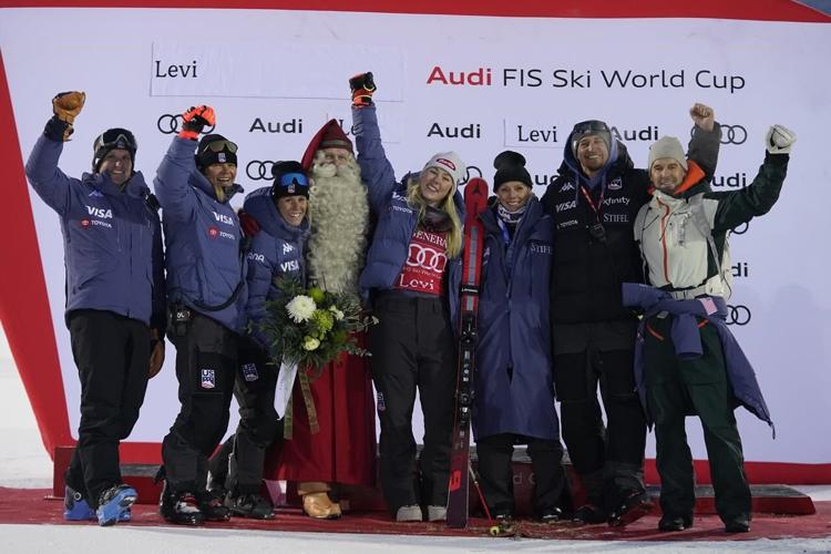 Shiffrin takes slalom for 89th World Cup win as 1st-run leader Vlhova ...