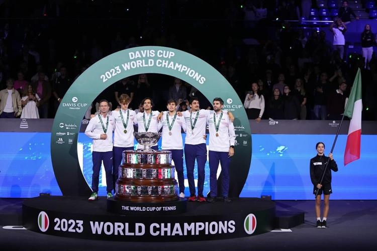 Sinner leads Italy to its first Davis Cup title in nearly 50 years with a 2-0 win over Australia