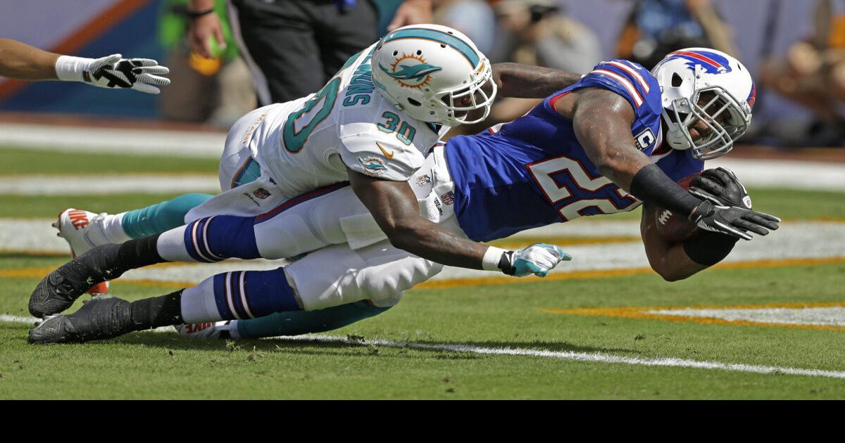 NFL: Bills sack Dolphins late