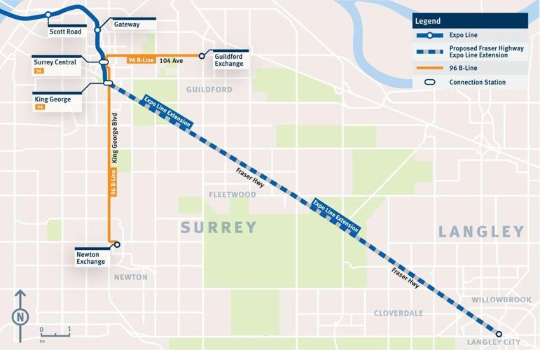 TransLink’s proposed Surrey-to-Langley SkyTrain now pegged at $3.12B