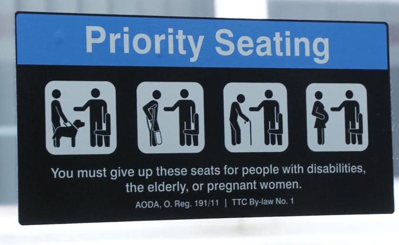 New blue seats on TTC vehicles make it easy to be kind