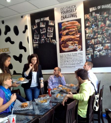 Dining out: battle of the bulging burgers