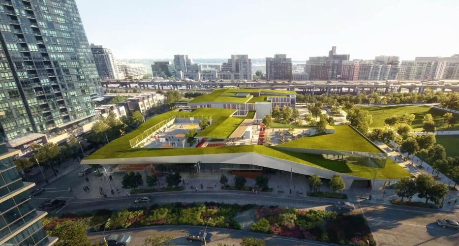 Toronto elevating its parks game with rooftop basketball court, workout ...
