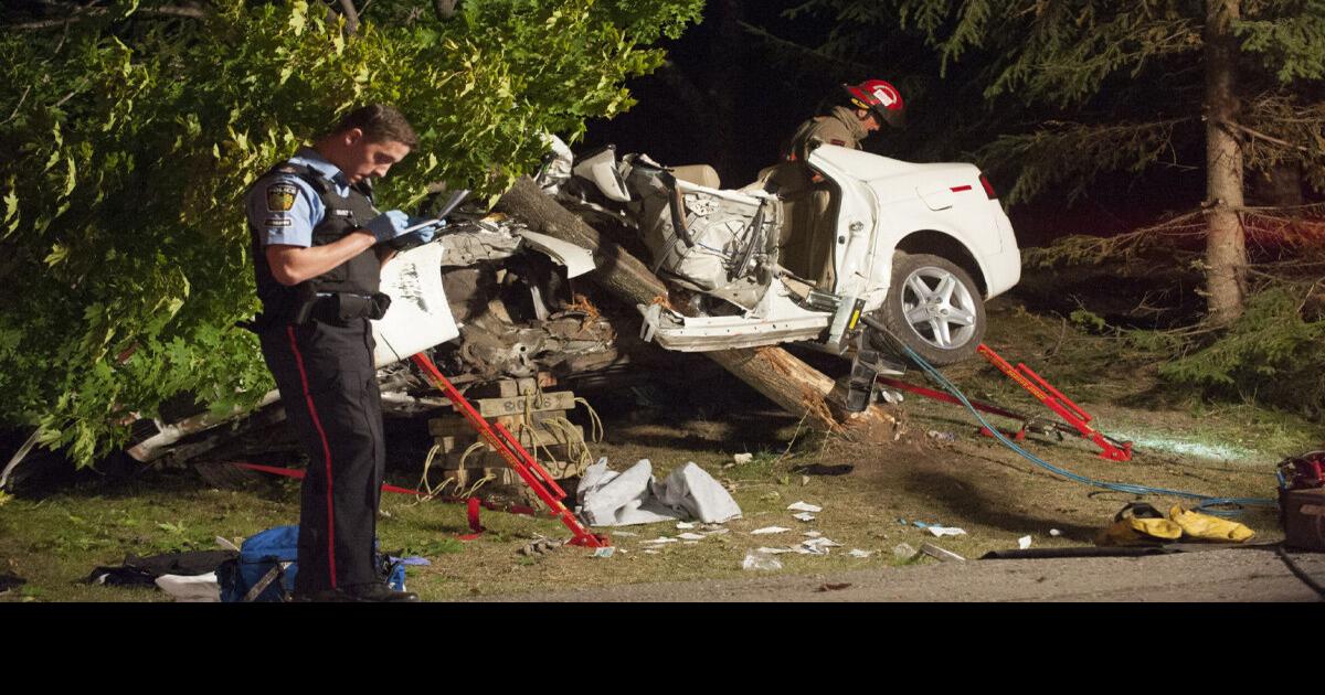 Brampton car accident sends three men to hospital