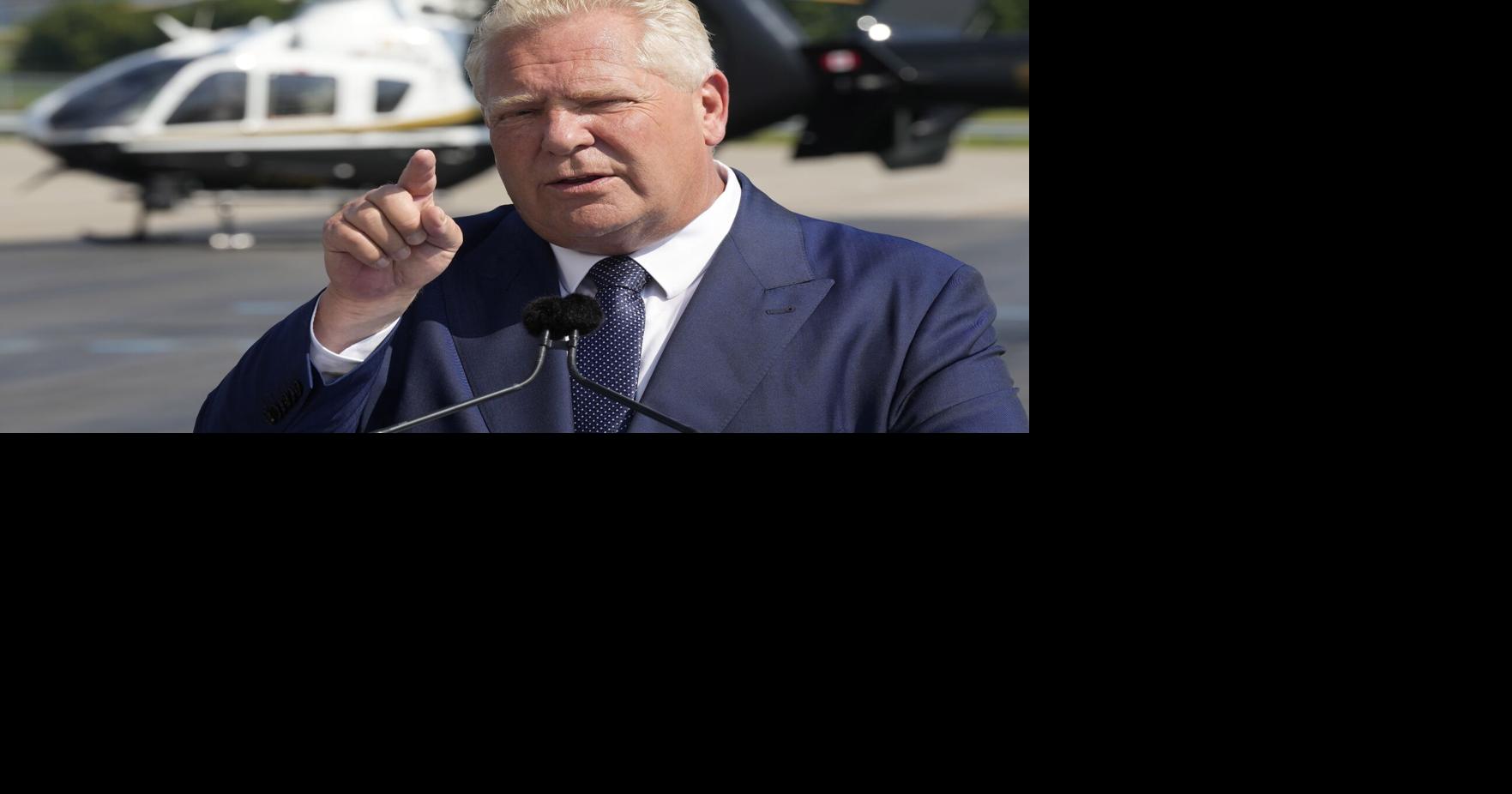 Rob and Doug Ford’s police helicopter hopes finally take off