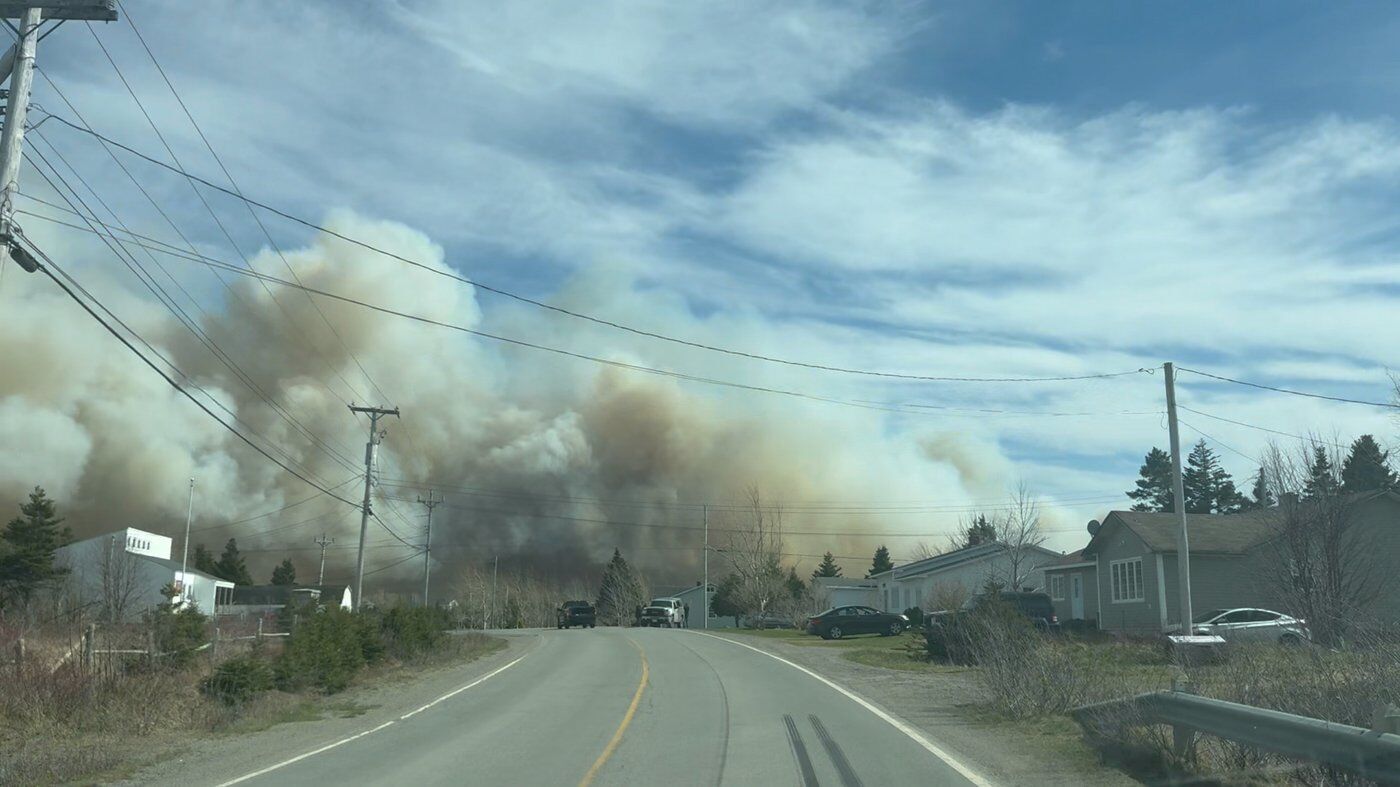 Homes destroyed, people evacuated as wildfires rage in eastern Newfoundland