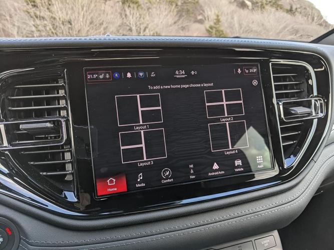 Inside Uconnect 5 in the Dodge Durango GT