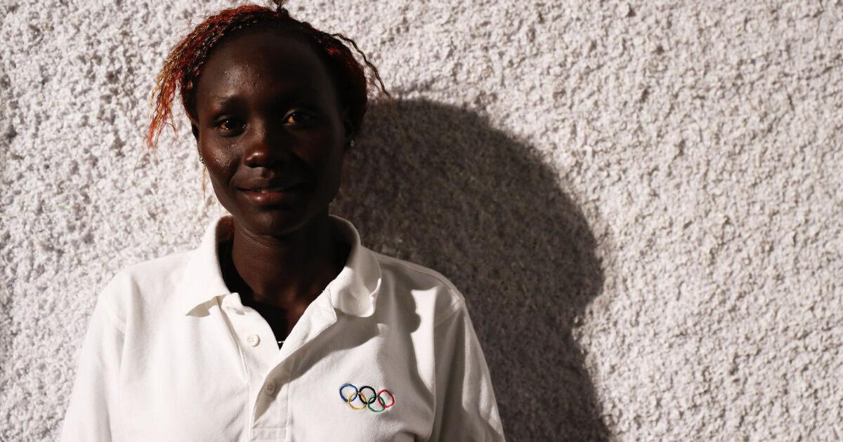 Refugee teammates running on hope at track worlds