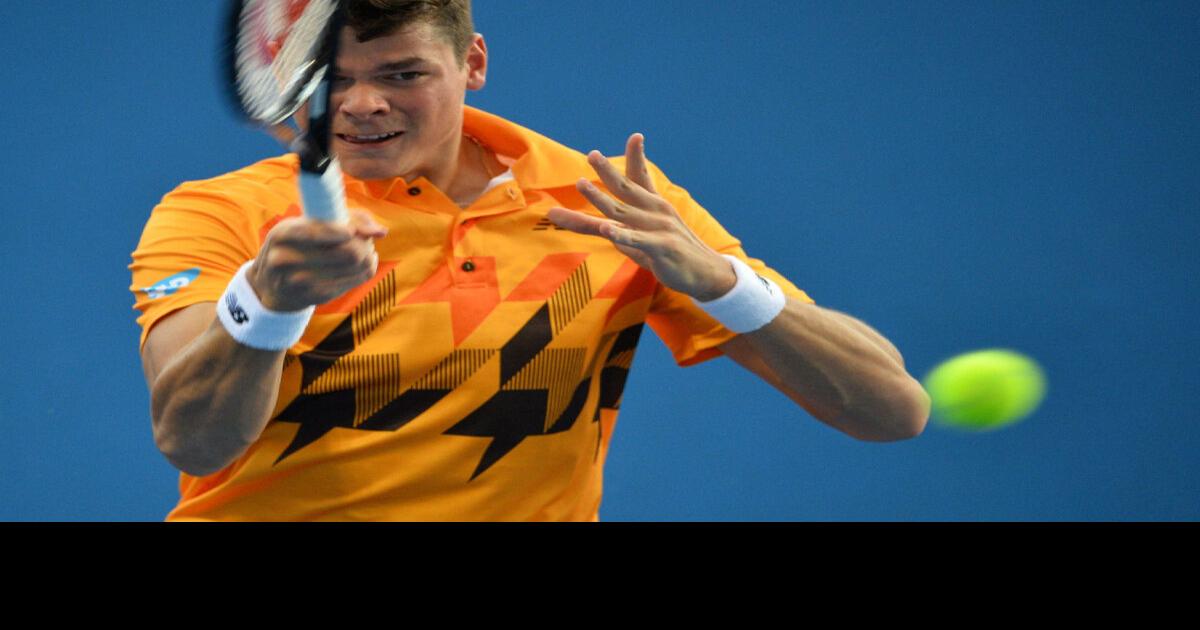 Australian Open: Milos Raonic advances; Vasek Pospisil withdraws with back pain