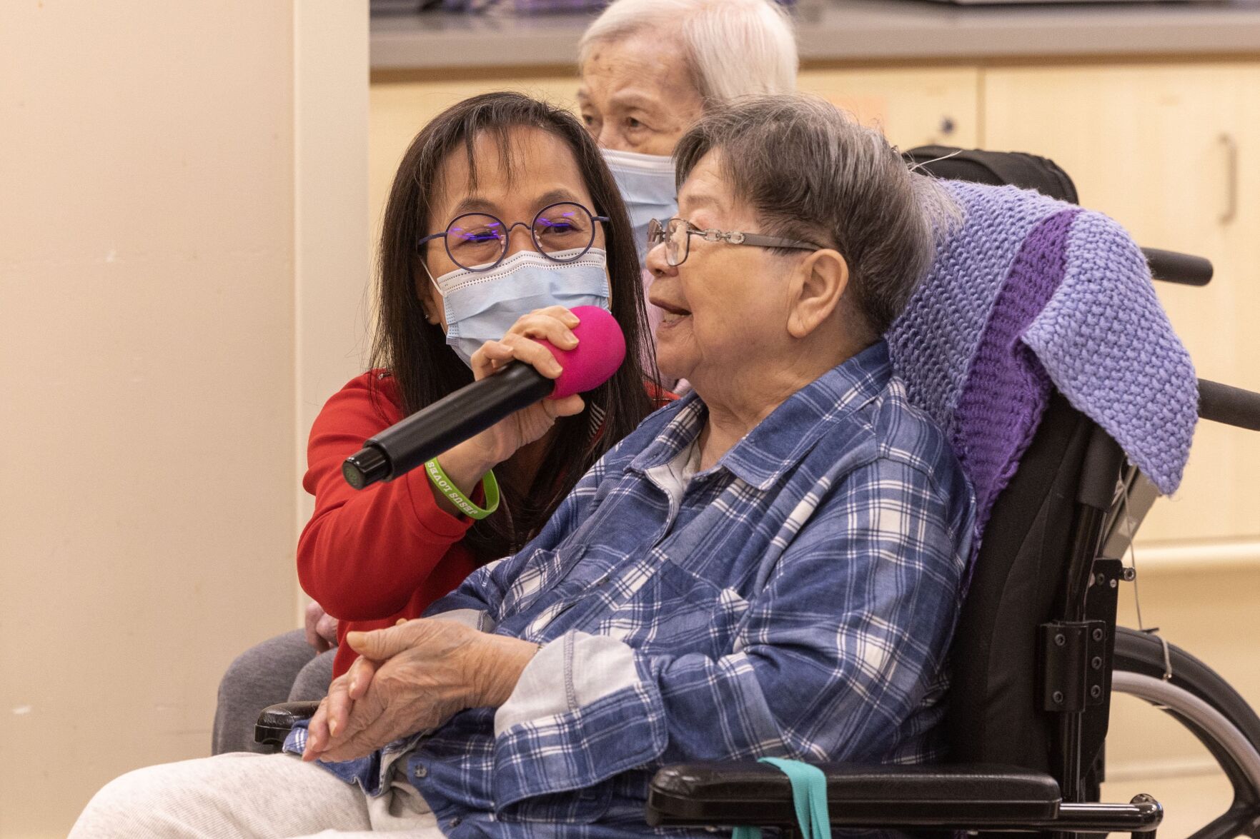 Volunteer counsellors, singers and hosts at GTA nursing home