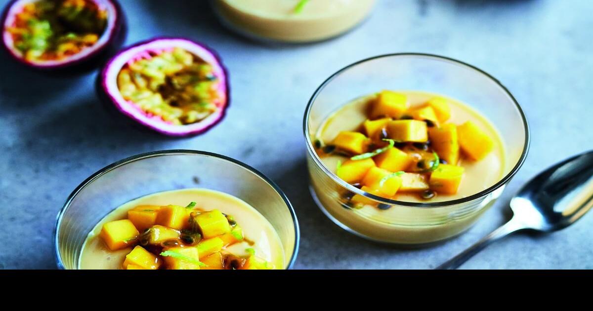 Silken Tofu and Mango Verrines