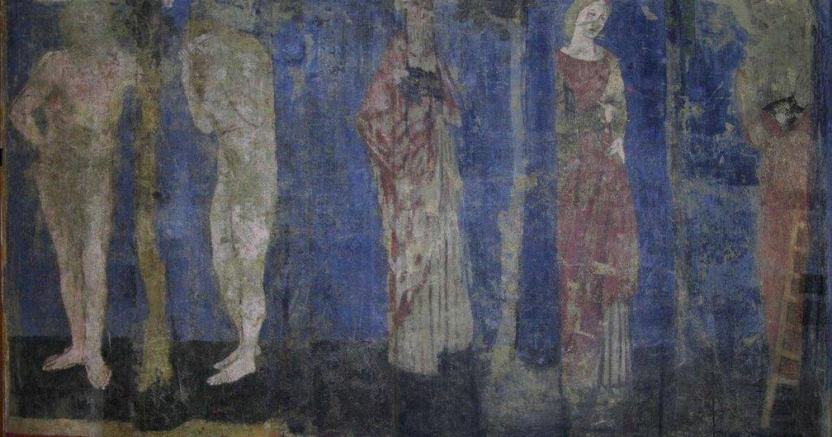 Pre-Raphaelite wall mural found hidden in William Morris’s London home
