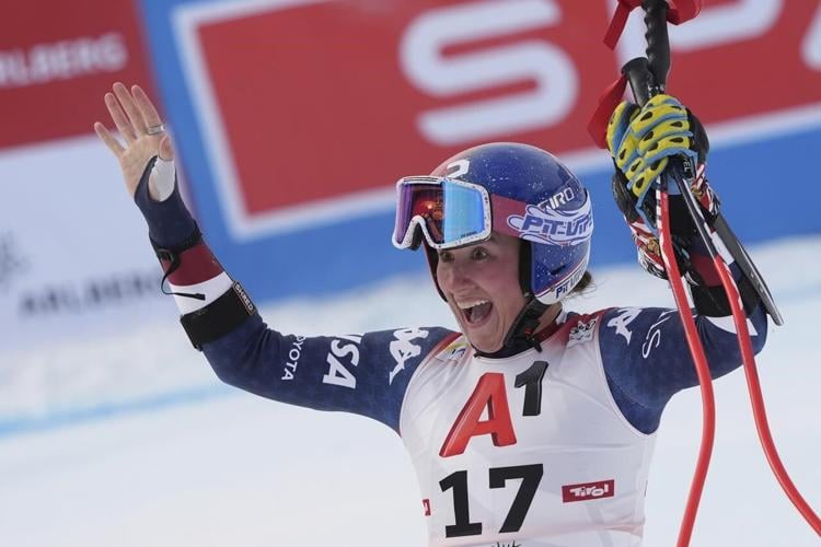 Lauren Macuga wins a World Cup super-G race with Lindsey Vonn 4th on stellar day for US ski team