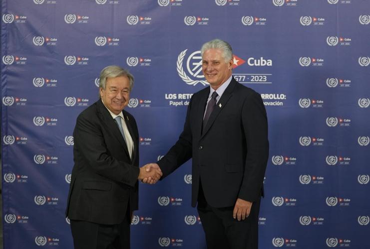 UN calls for more fairness for developing nations at a G77 summit in Cuba