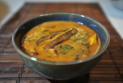 Leafy Greens and Shiitake Curry