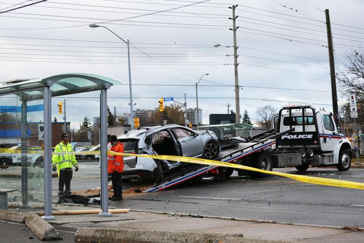 Four teens arrested after stolen car crash in Toronto