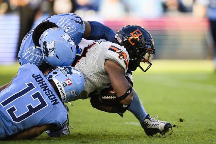 Cameron Dukes throws three TDs, rushes for another in leading Argos ...