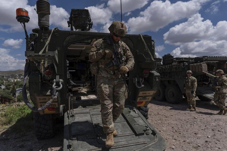 Photos of the US troop deployment at new militarized zones on the ...