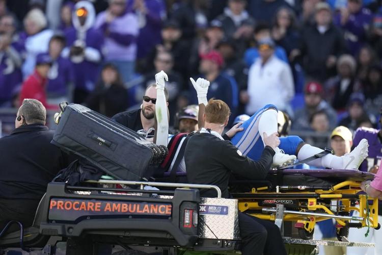 Lions kick returner Mohamed Ibrahim carted off with hip injury against ...