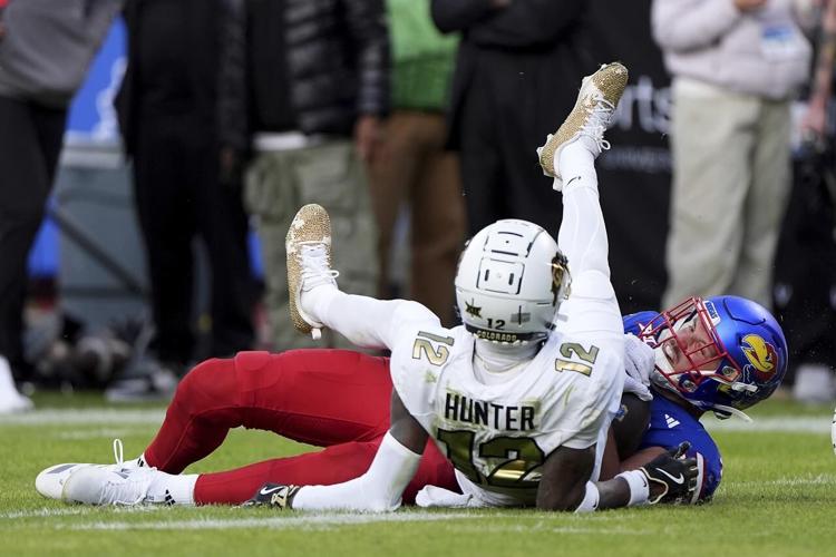 Devin Neal scores 4 times, Kansas beats No. 16 Colorado 37-21 as Buffs ...
