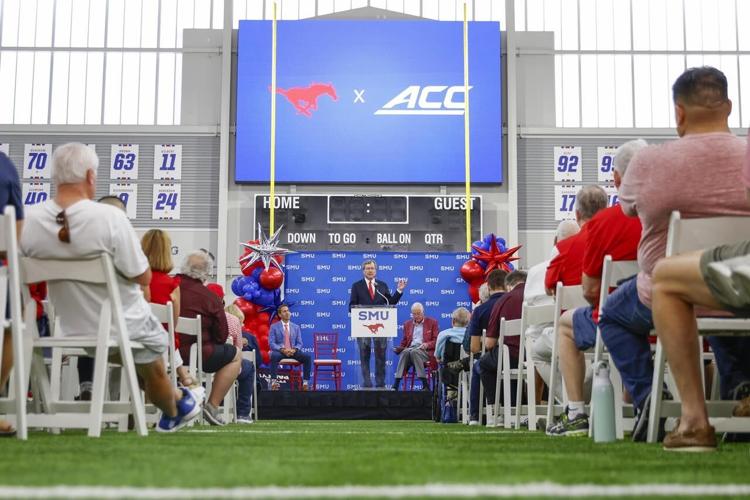 SMU celebrates entrance into ACC. It's quite the contrast from the ...