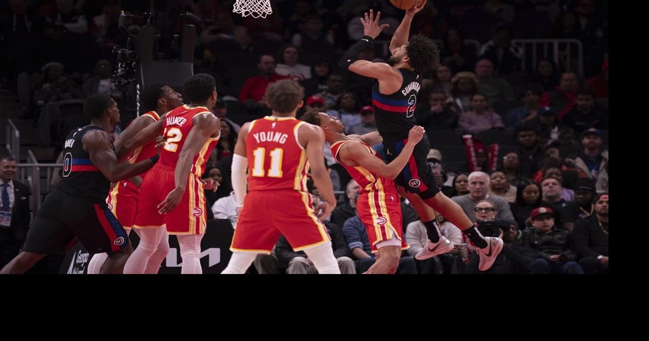 Cade Cunningham scores 29 points to lead Pistons past cold-shooting Hawks