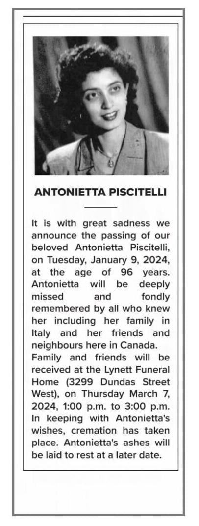 Who was Antonietta? Revealing a mystery Toronto woman’s life