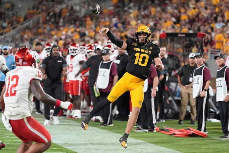 Arizona State quarterback Sam Leavitt to miss Iowa State game with injury