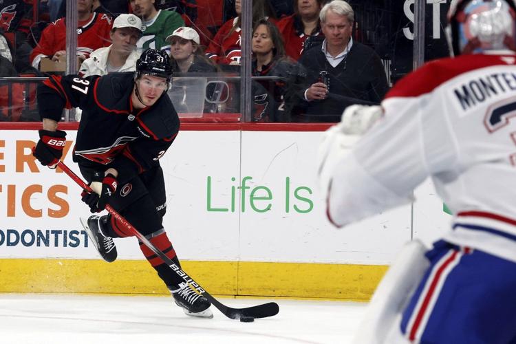 Aho, Hall score in 2nd period as Hurricanes beat Canadiens 4-1 for 10th ...