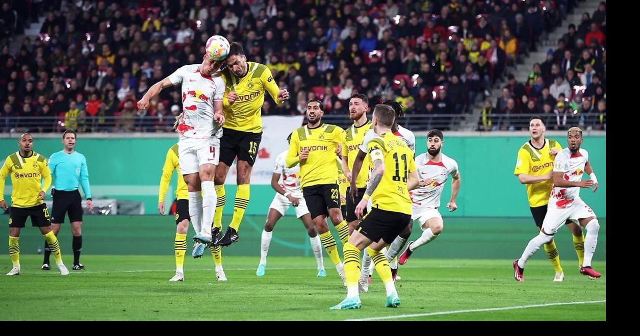 Leipzig wins 2-0, knocks Borussia Dortmund out of German Cup